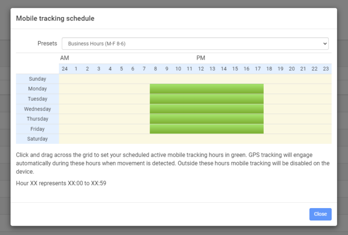 Responsible Tracking Indicator - Track My Ride